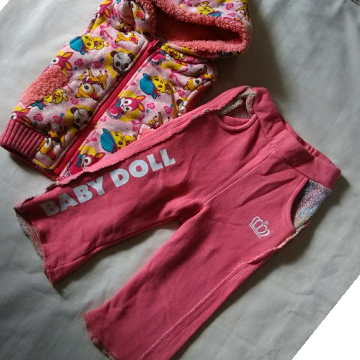 WE68 福袋 17枚 女子 80 グラグラ ベビードール ジャンクストア ラブレボ anap tシャツ トレーナー パンツ 靴下 スカート ベスト(セット、まとめ売り)｜売買された ...