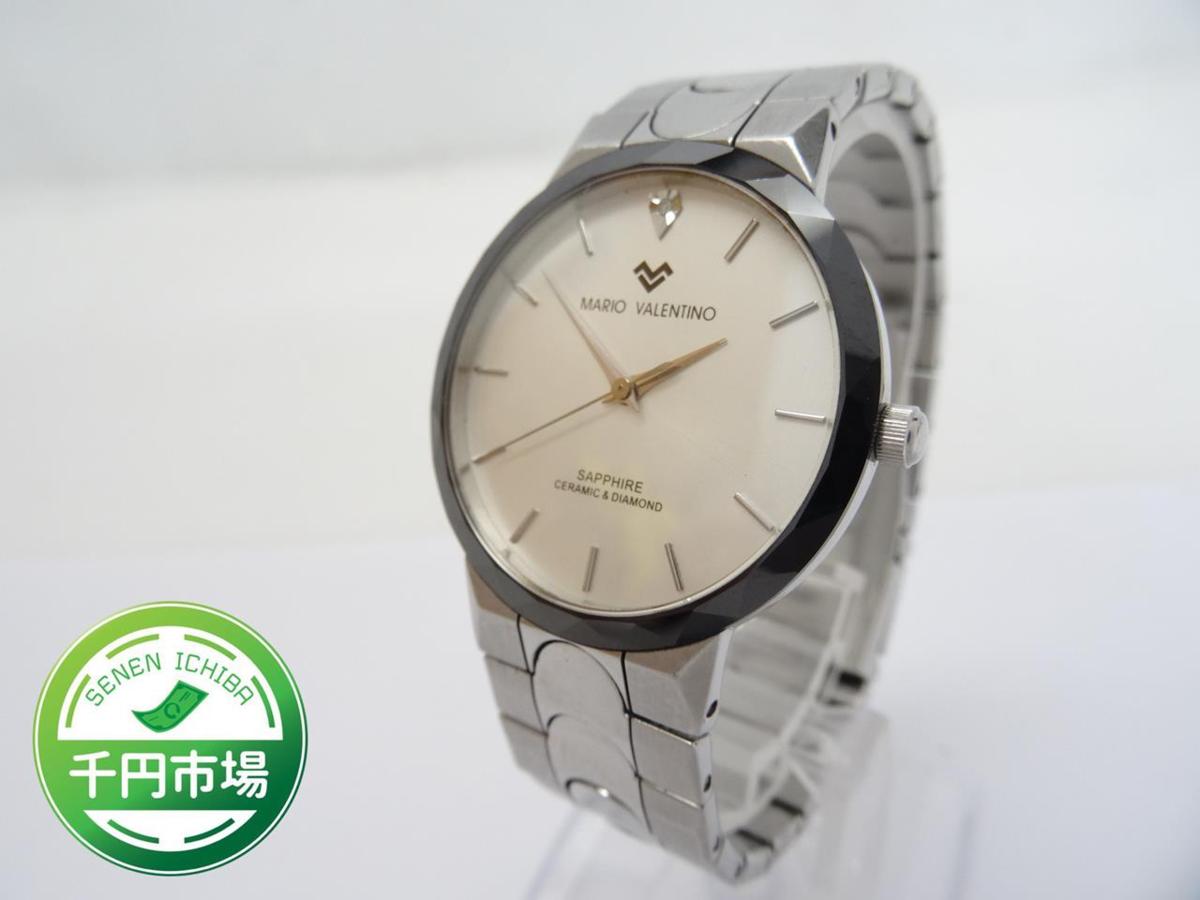 H-3176 MARIO VALENTINO マリオ バレンチノ メンズ 腕時計 MV-0106 アナログ クォーツ SAPPHIRE ...