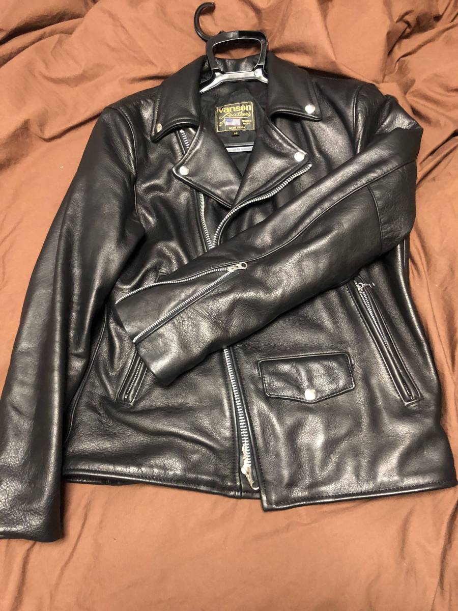 VANSON 38 別注C2 ダブルライダース FREAK'S STORE 30周年アニバーサリー(ライダースジャケット)｜売買されたオークション情報、yahooの商品情報をアーカイブ公開 ...