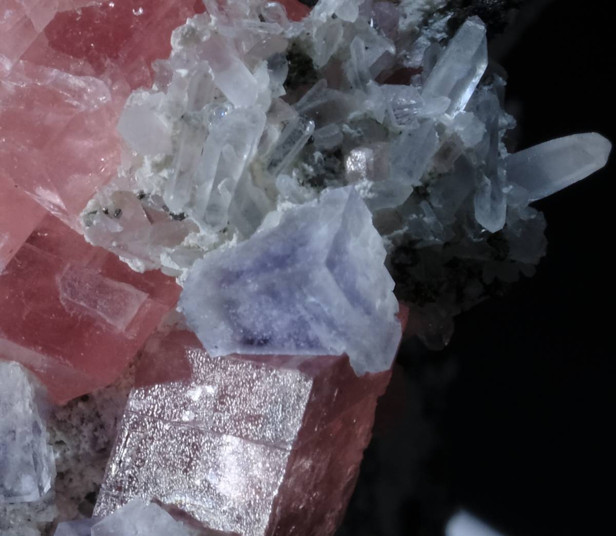 Sweet Home Mine Colorado Rhodochrosite Fluorite Quartz 銘柄標本 スイートホーム鉱山 ロードクロサイト 蛍石 水晶(原石)｜売買された ...
