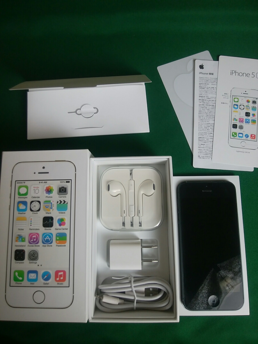 iPhone5 32GB ブラック au(アップル)｜売買されたオークション情報、yahooの商品情報をアーカイブ公開 - オークファン（aucfan.com）