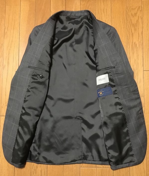 219.【EDIFICE(エディフィス)取扱】SIMPLICITE PLUS×【英】マーチンソン＆サンズ 秋冬 極上通年ウール ウインドウペン ジャケット 46 M位｜ジャケット、上着