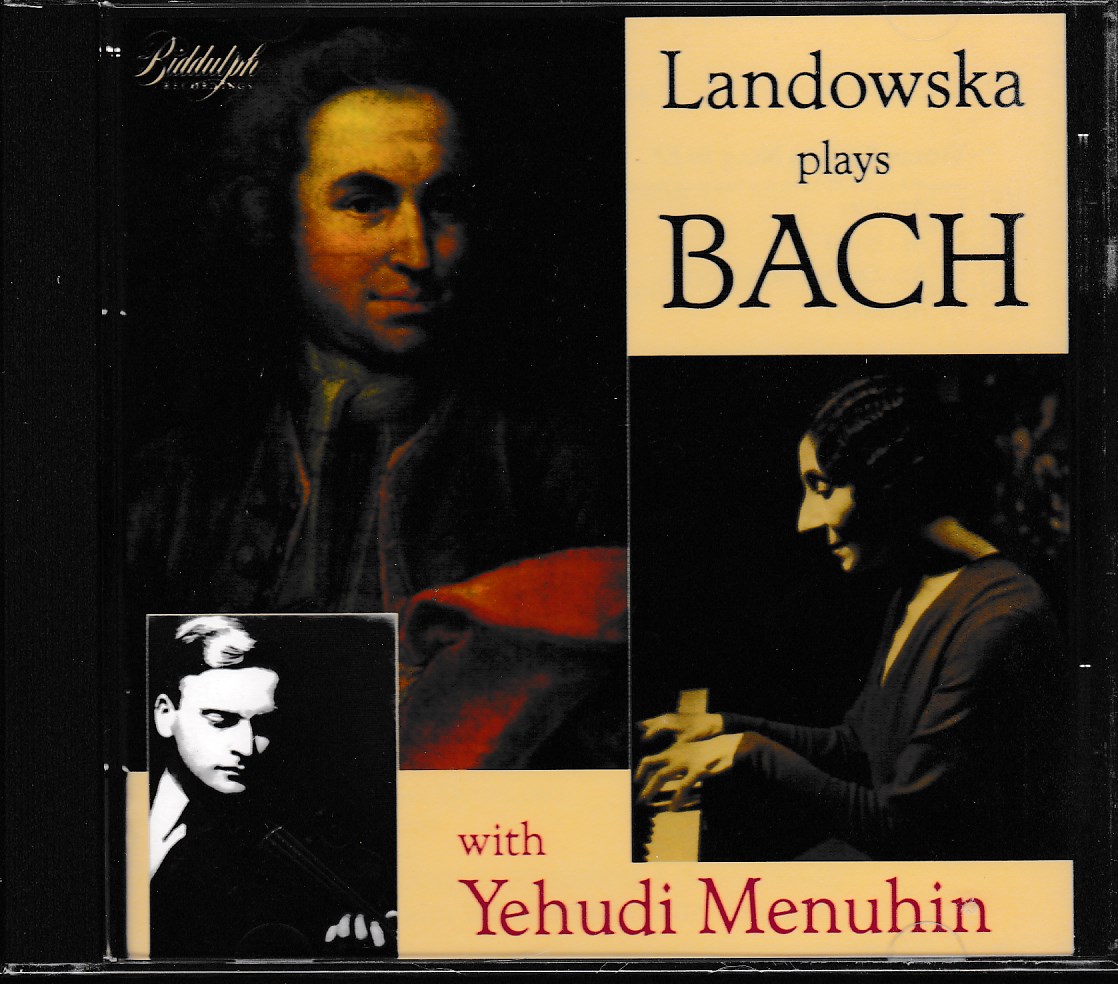 Biddulph バッハ：Vnソナタ第3番 ゴールドベルク変奏曲 他 ランドフスカ メニューイン(器楽)｜売買されたオークション情報、yahooの商品情報をアーカイブ公開 - オークファン ...