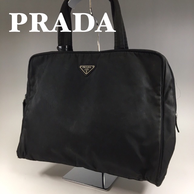 交渉 OK 正規品 PRADA プラダ ブラック ナイロン カギ付き トートバッグ GR12-9 メンズ レディース あり(トートバッグ)｜売買されたオークション情報、yahooの商品情報を ...
