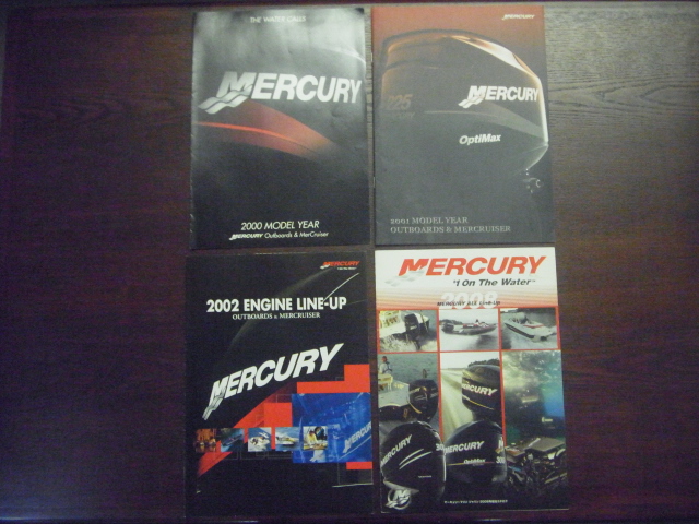 16-817 MERCURY マーキュリー 船外機 船内機 ボートカタログ 4冊セット(100馬力～)｜売買されたオークション情報、yahooの商品情報をアーカイブ公開 - オークファン ...