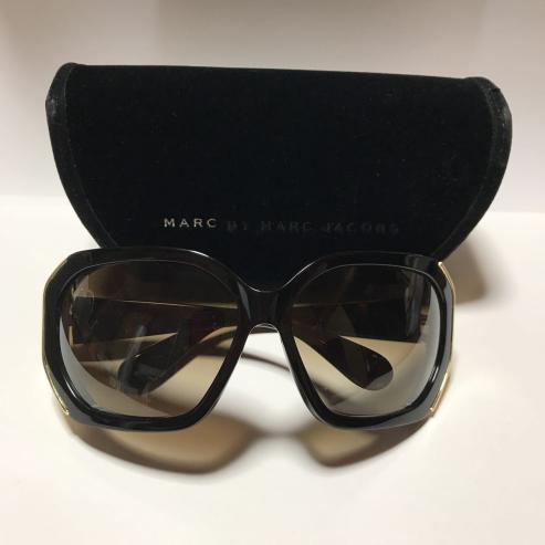 MARC BY MARC JACOBS サングラス MMJ 036/S ブラウン 茶色 ゴールド ケース付(女性用)｜売買されたオークション ...