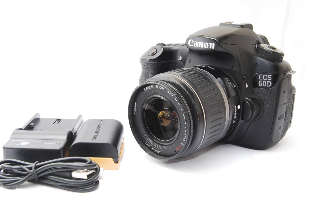 1742 難有 キャノン Canon 60D EF-S 18-55mm f3.5-5.6 Ⅱ USM セット 保証外(キヤノン)｜売買された ...