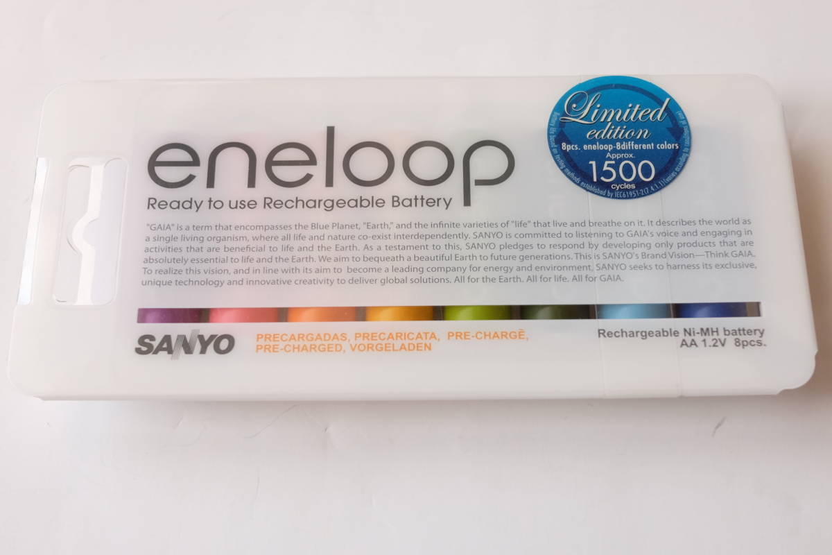 限定品 SANYO eneloop tones 単3形 8本セット 海外向けパッケージ(単3形)｜売買されたオークション情報、yahooの商品情報をアーカイブ公開 - オークファン ...