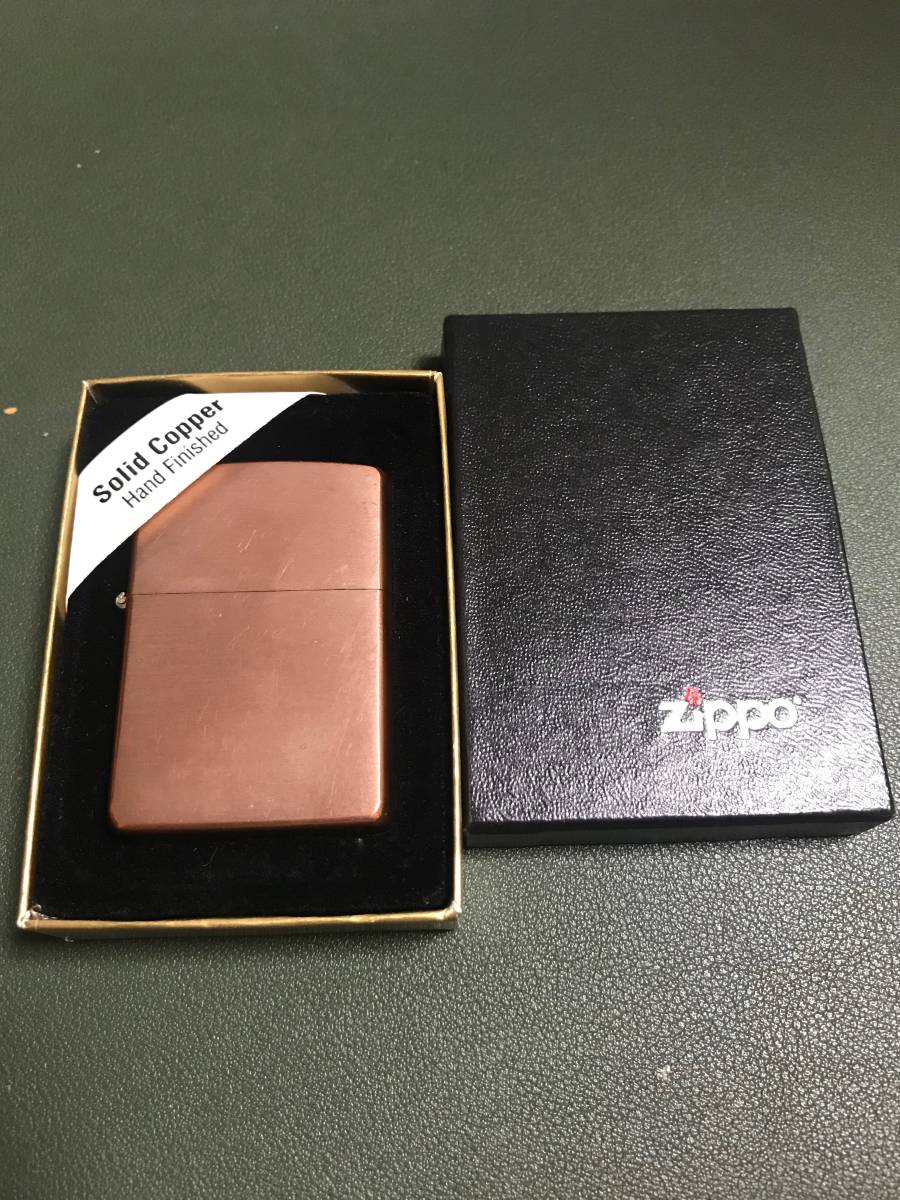 ZIPPO 2002年 Solid Copper 銅無垢 ケース付(Zippo)｜売買されたオークション情報、yahooの商品情報をアーカイブ公開 - オークファン（aucfan.com）