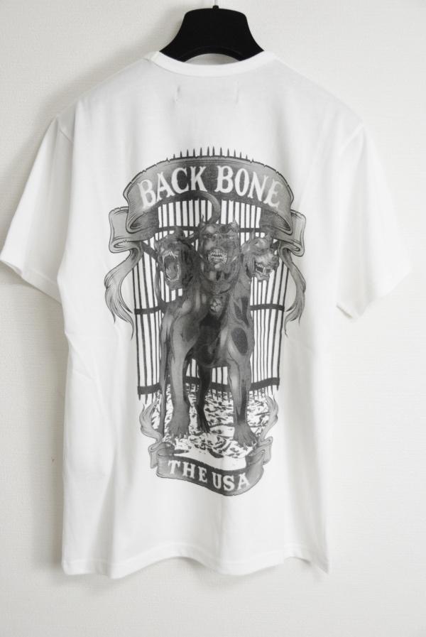 BACKBONE バックボーン バックケルベロスプリントロゴ刺繍Tシャツ ホワイト L(バックボーン)｜売買されたオークション情報、yahooの商品情報をアーカイブ公開 - オークファン ...