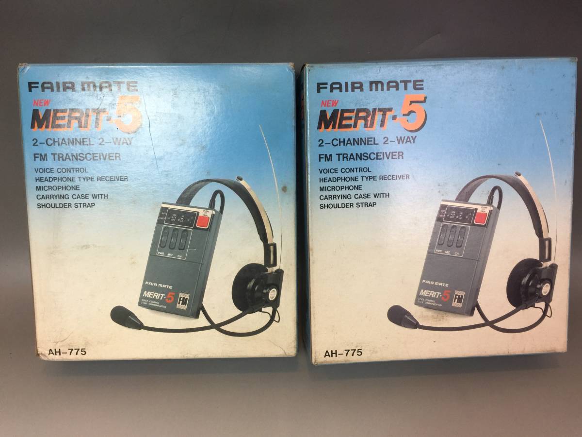 品 フェアメイト トランシーバー MERIT-5 AH-775 2台セット FAIR MATE(ハンディ)｜売買されたオークション情報 ...