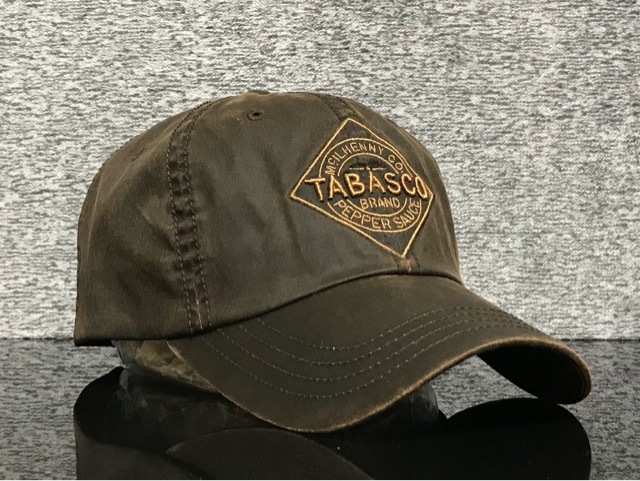 品 90U TABASCO タバスコ キャップ 帽子 CAP お洒落なコーティング素材に定番”TABASCO”ロゴ アメカジ アウトドアにも ...