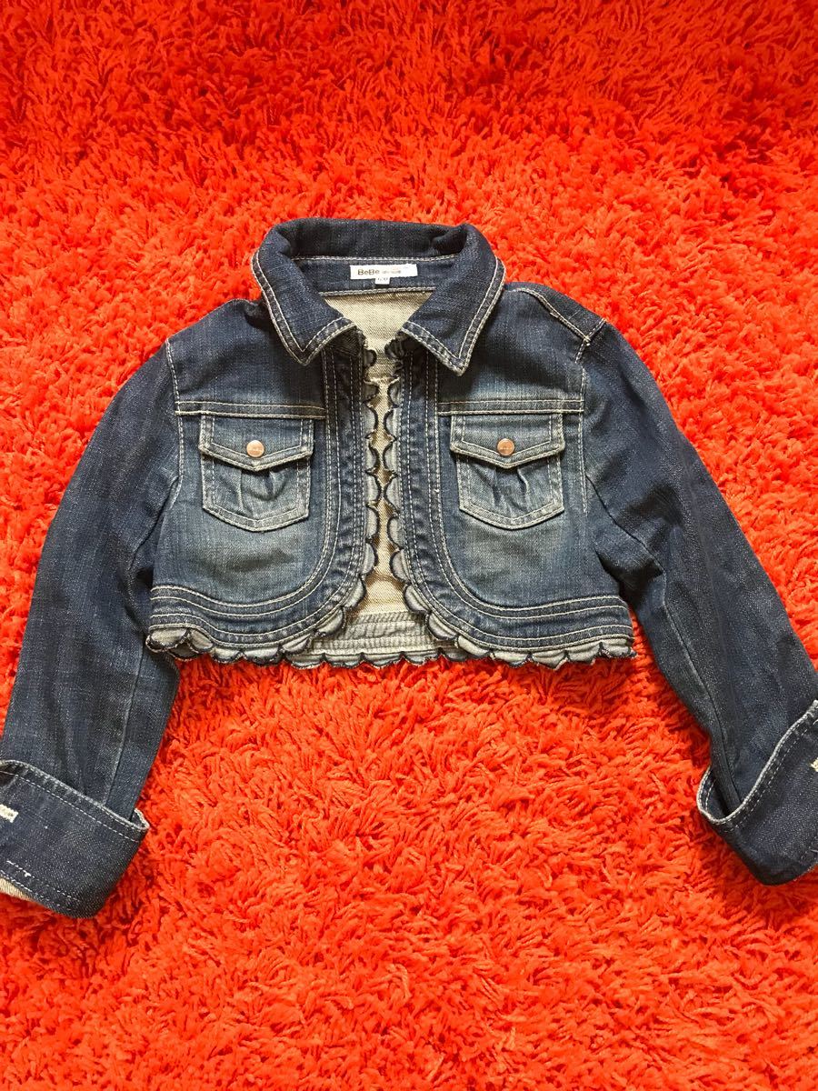 bebe ジャケット キッズ 120 デニム(ジャンパー、ブルゾン)｜売買されたオークション情報、yahooの商品情報をアーカイブ公開 - オークファン（aucfan.com）