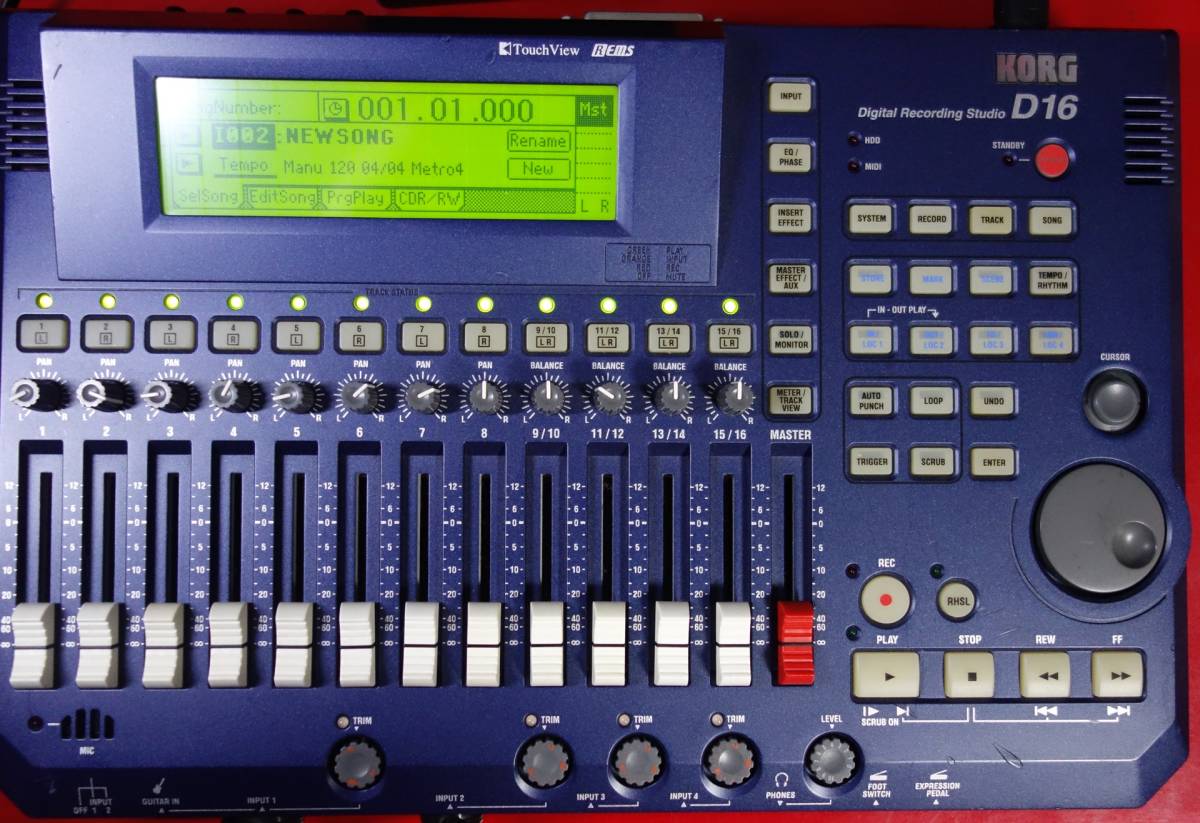 KORG SSD搭載D16 デジタル マルチトラックレコーダー MTR(マルチトラックレコーダー)｜売買されたオークション情報、yahooの ...