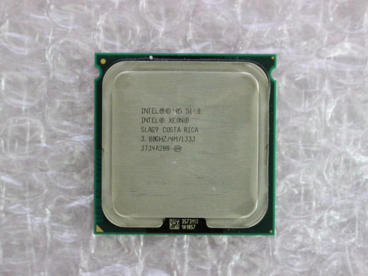インテル Xeon プロセッサー 5160 4M キャッシュ 3.00 GHz 1333 MHz FSB SLAG9(Xeon)｜売買された ...