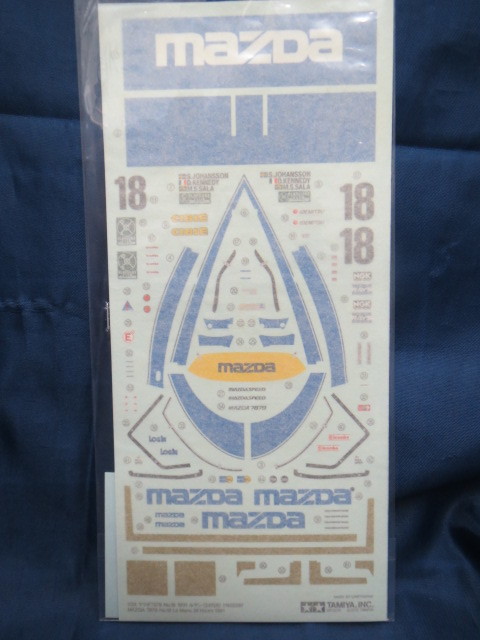 #1119 タミヤ/カルトグラフ社製 1/24 マツダ 787B #18 1991 ルマン MAZDA TAMIYA 24326(GT)｜売買 ...