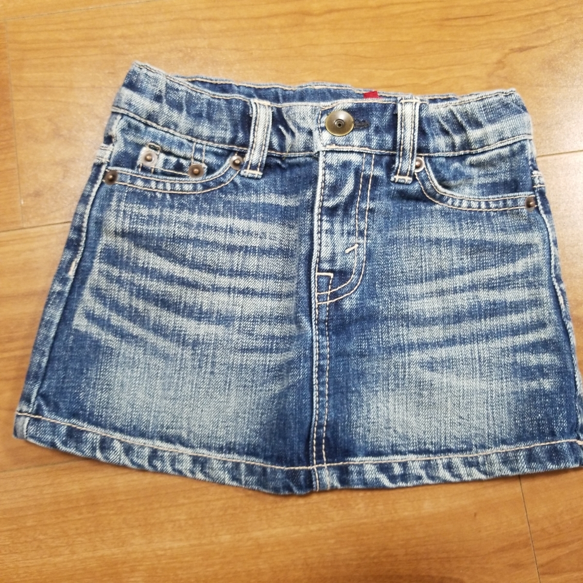 JUNKSTORE デニムミニスカート100cm(100（95～104cm）)｜売買されたオークション情報、yahooの商品情報をアーカイブ公開 - オークファン（aucfan.com）