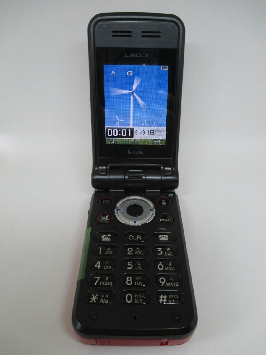 品 ドコモガラケー LG SIMPURE L FOMA L600i レッド(携帯電話)｜売買されたオークション情報、yahooの商品情報を ...