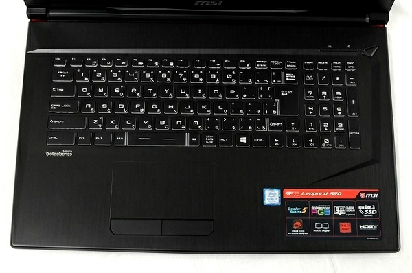 MSI GP73 Leopard 8RD ゲーミング パソコン PC 17.3型 FHD i7 8750H 16GB SSD128GB ...