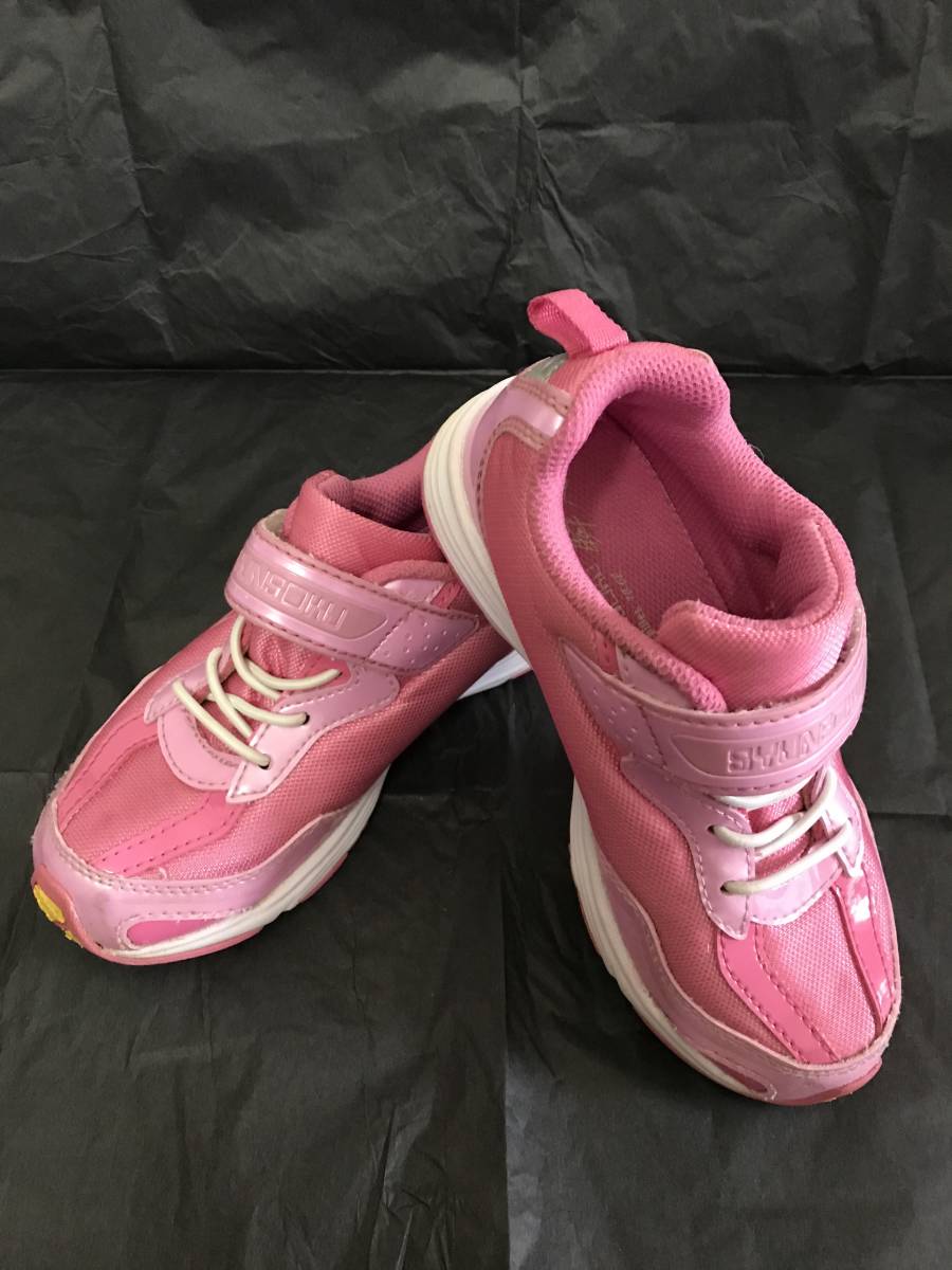 1円スタート 瞬足 shunsoku キッズ スニーカー 18センチ ピンク 記名なし(18cm～)｜売買されたオークション情報、yahooの商品情報をアーカイブ公開 - オークファン ...
