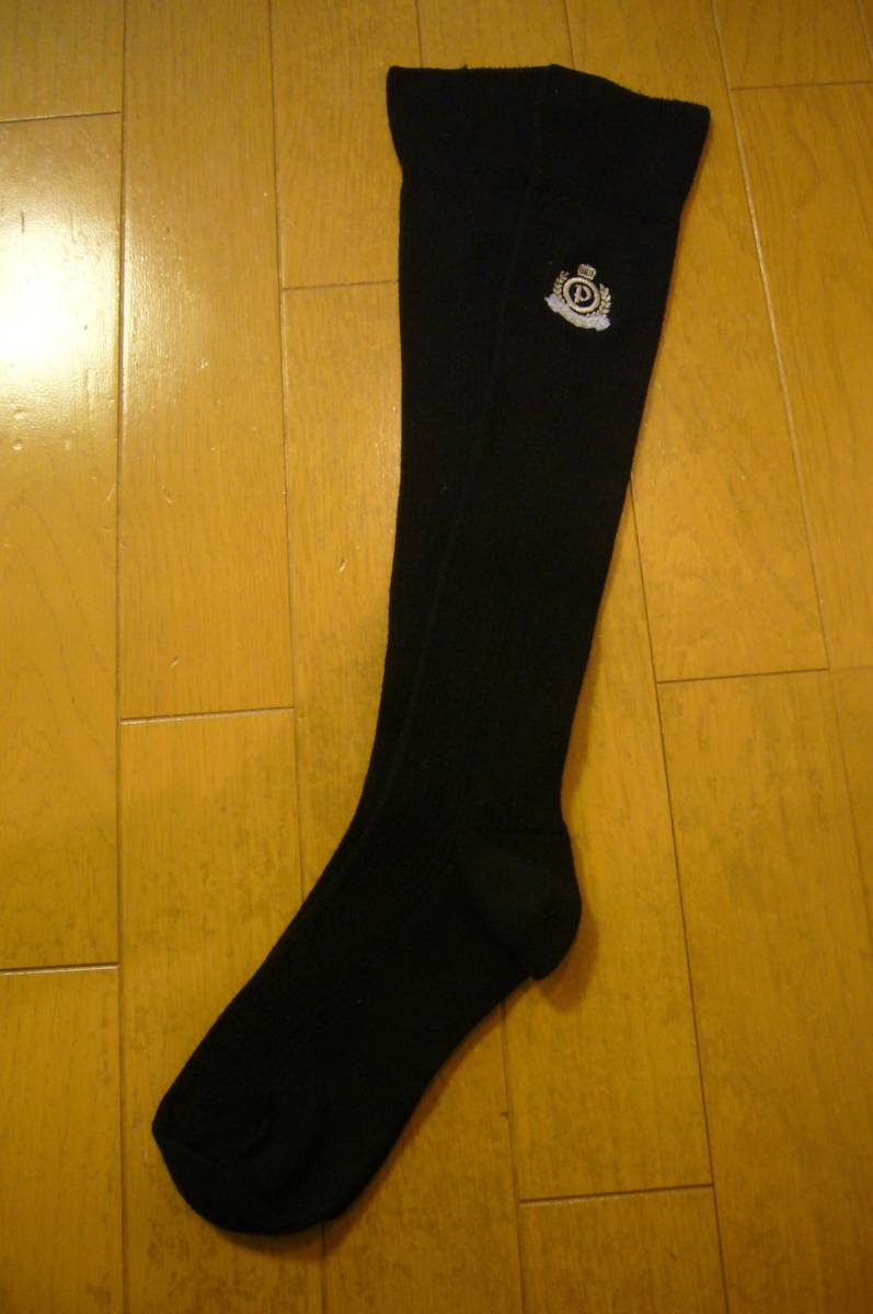 pom ponetteポンポネット ハイソックス 黒 ブラック サイズ23－25cm(ポンポネット)｜売買されたオークション情報、yahooの商品情報をアーカイブ公開 - オークファン ...