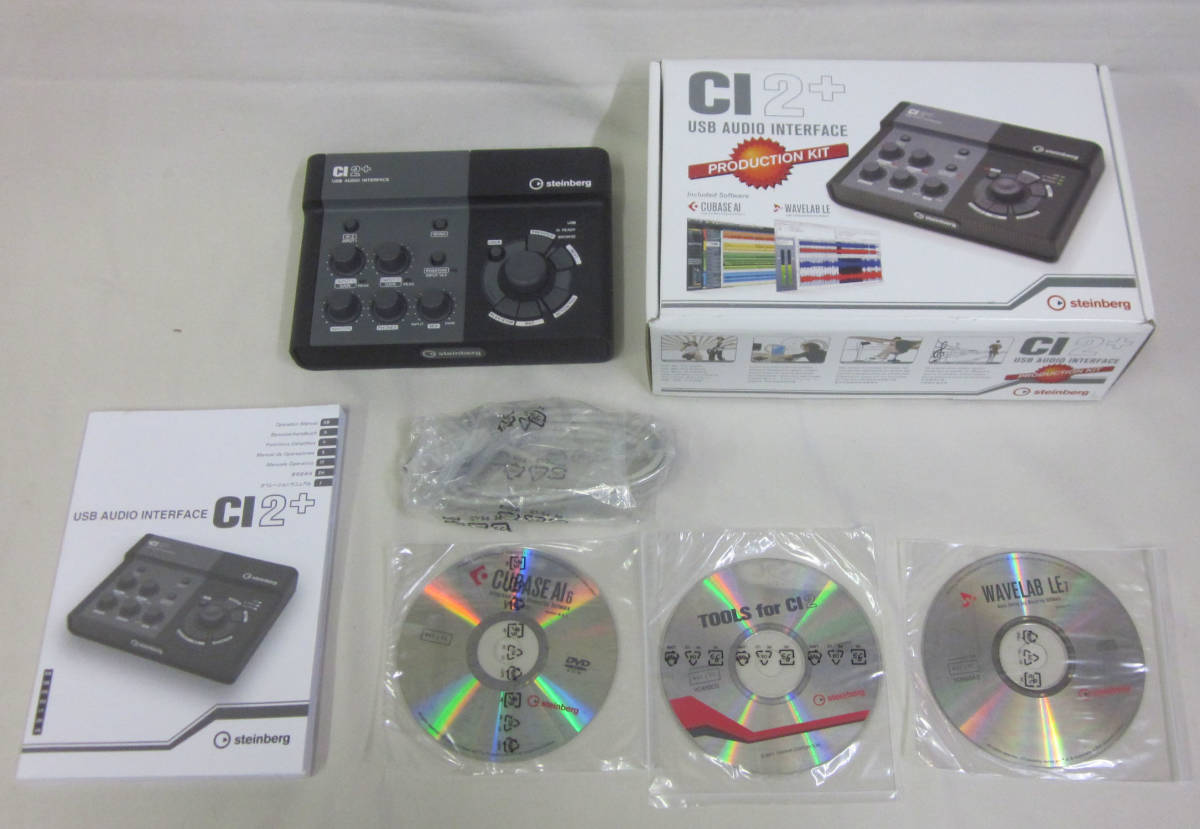 USB オーディオインターフェース steinberg CI2+ Production Kit Cubase AI 6 WaveLab LE ...