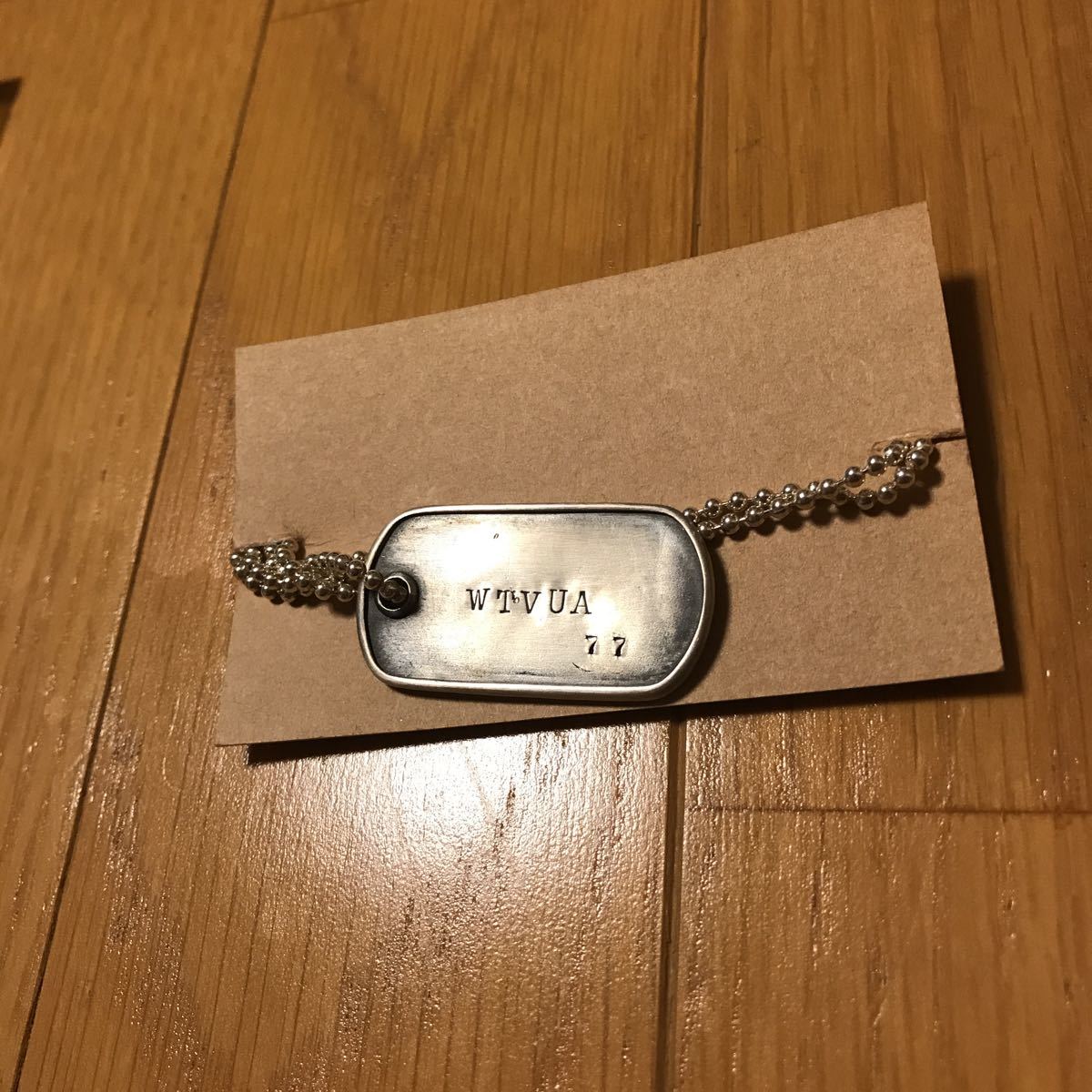 激レア FREEサイズ ダブルタップス WTAPS x MASASCALP マサスカルプ GIP限定 DOG TAG ドックタグ ネックレス ...
