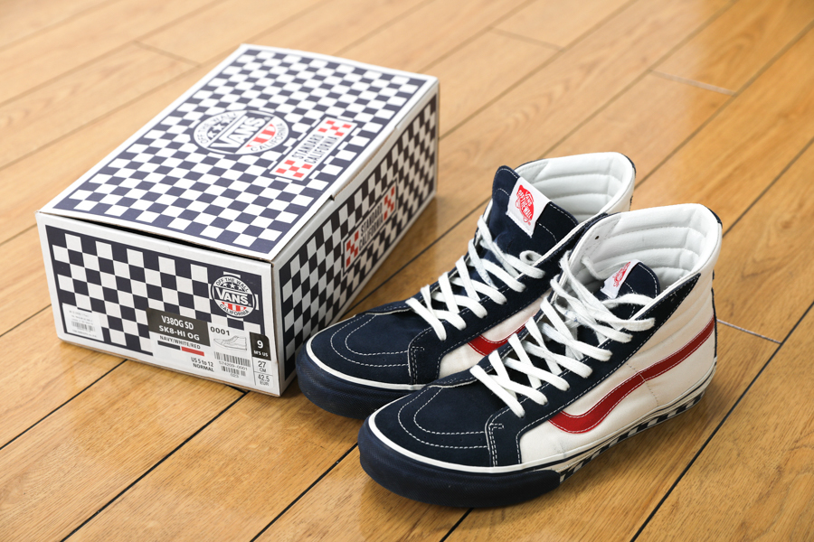 スタンダードカリフォルニア ×バンズ スケートハイ VANS SD SK8-Hi V38OG US9 JP27cm 限定 STANDARD ...