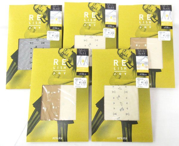 送料200円 ha128 アツギ RELISH JOY パンティストッキング M-L 3種5点 シンオク クリックポスト発送(Mサイズ)｜売買 ...