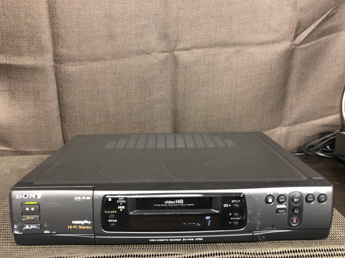SONY HI8 8ミリデッキ EV-FH10 未チェック(8ミリビデオデッキ)｜売買されたオークション情報、yahooの商品情報をアーカイブ ...