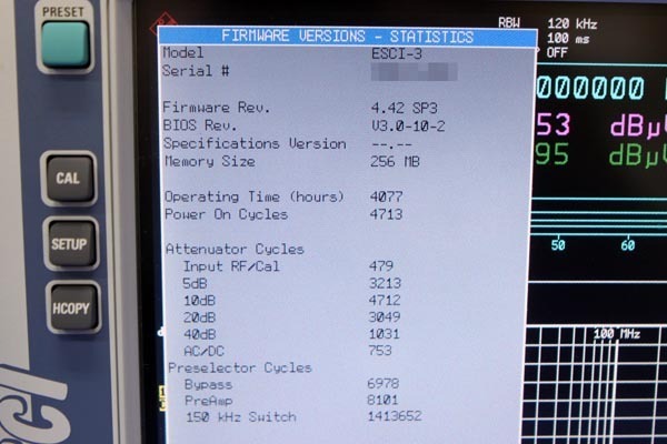 ROHDE&SCHWARZ/EMIテストレシーバー ESCI/9kHz 3GHz セルフテストOK 312325S(その他)｜売買された ...
