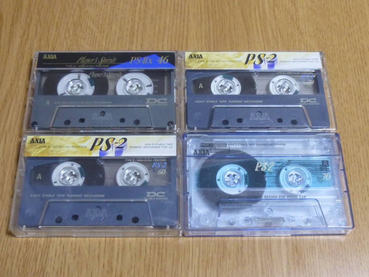 AXIA / PS-2 70 x2 PS 60 PS-IIx 46 計4本 インデックス シール未記入(記録媒体)｜売買されたオークション情報、yahooの商品情報をアーカイブ公開 ...