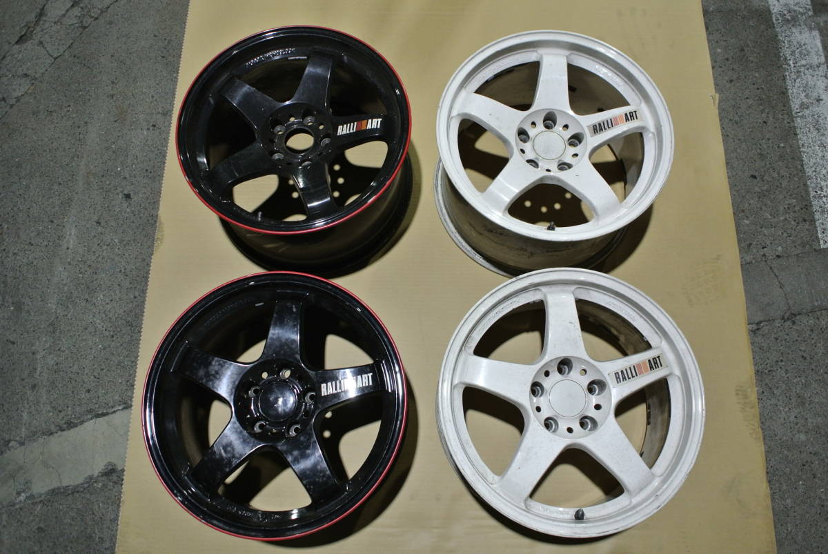 RALLIART Evolution R-01 RAYS製 9Jx17 2本 9.5Jx17 2本 PCD114.3 5H(社外品)｜売買され ...