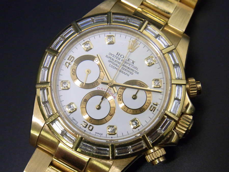 ROLEX ロレックス デイトナ Ref.16568 K18YG 8Pダイヤ バケットダイヤベゼル W番(本体)｜売買されたオークション情報 ...
