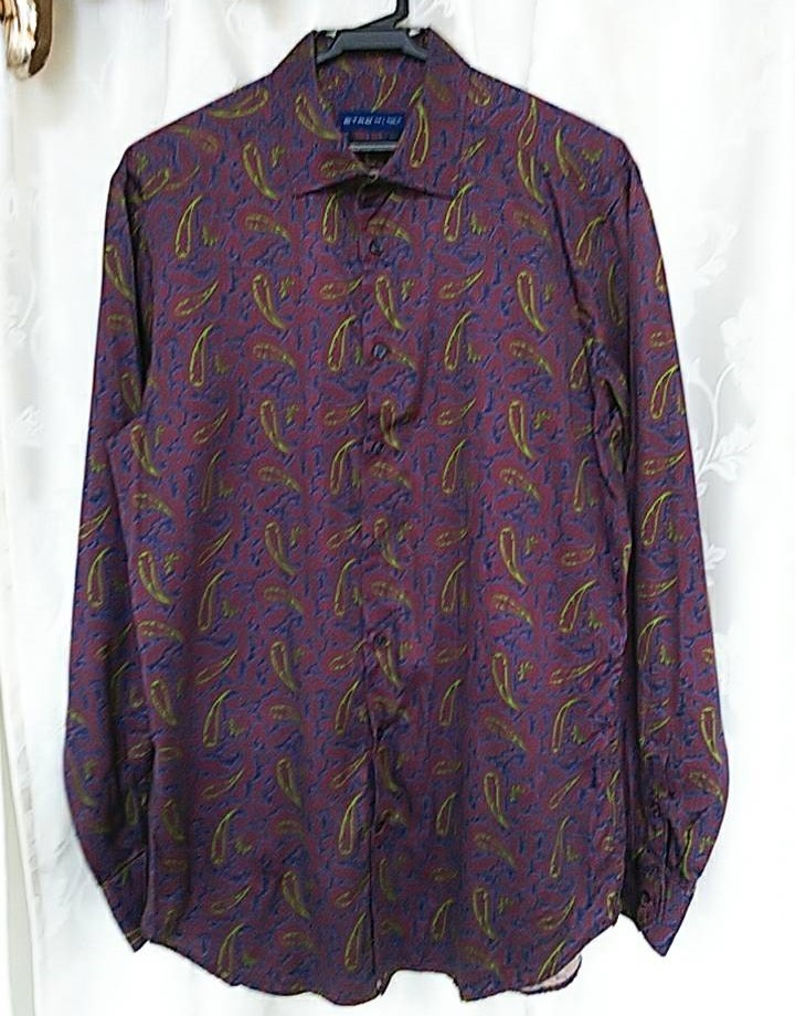 ETRO エトロ メンズ 長袖シャツ 41 紫ペイズリー(長袖シャツ)｜売買されたオークション情報、yahooの商品情報をアーカイブ公開 - オークファン（aucfan.com）