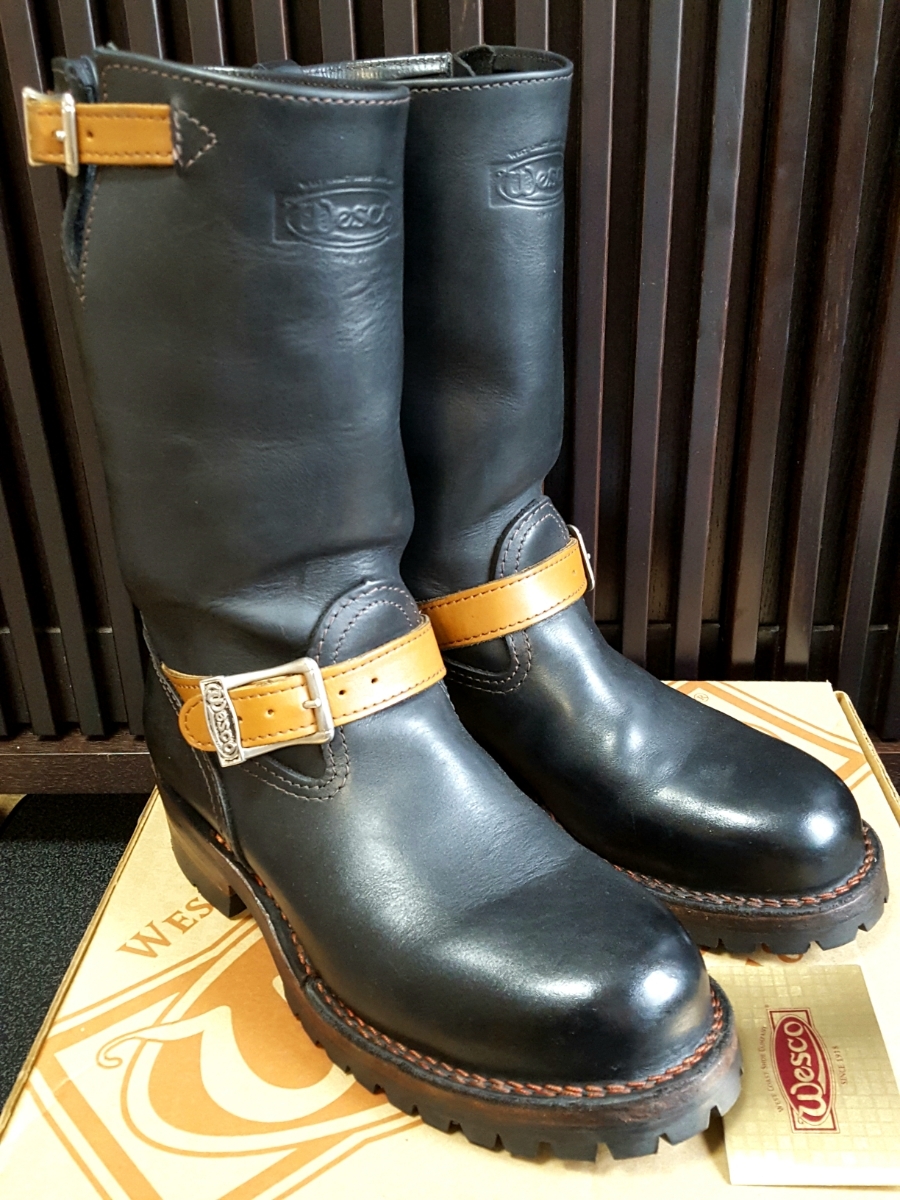 国内正規品 WESCO カスタム ボス 8.5D シャフト1インチ細 ギャランティー付き ウエスコ エンジニアブーツ boss viberg ...