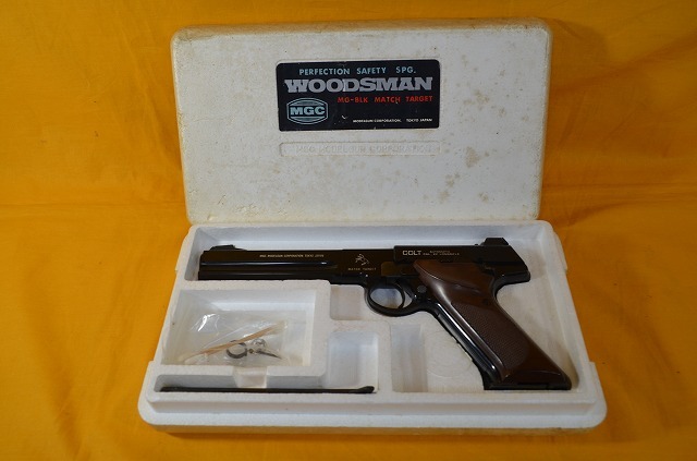 B2 格安 MGC WOODMAN COLT オートマチック モデルガン ウッズマン MG-BLK MATCH TARGET ...