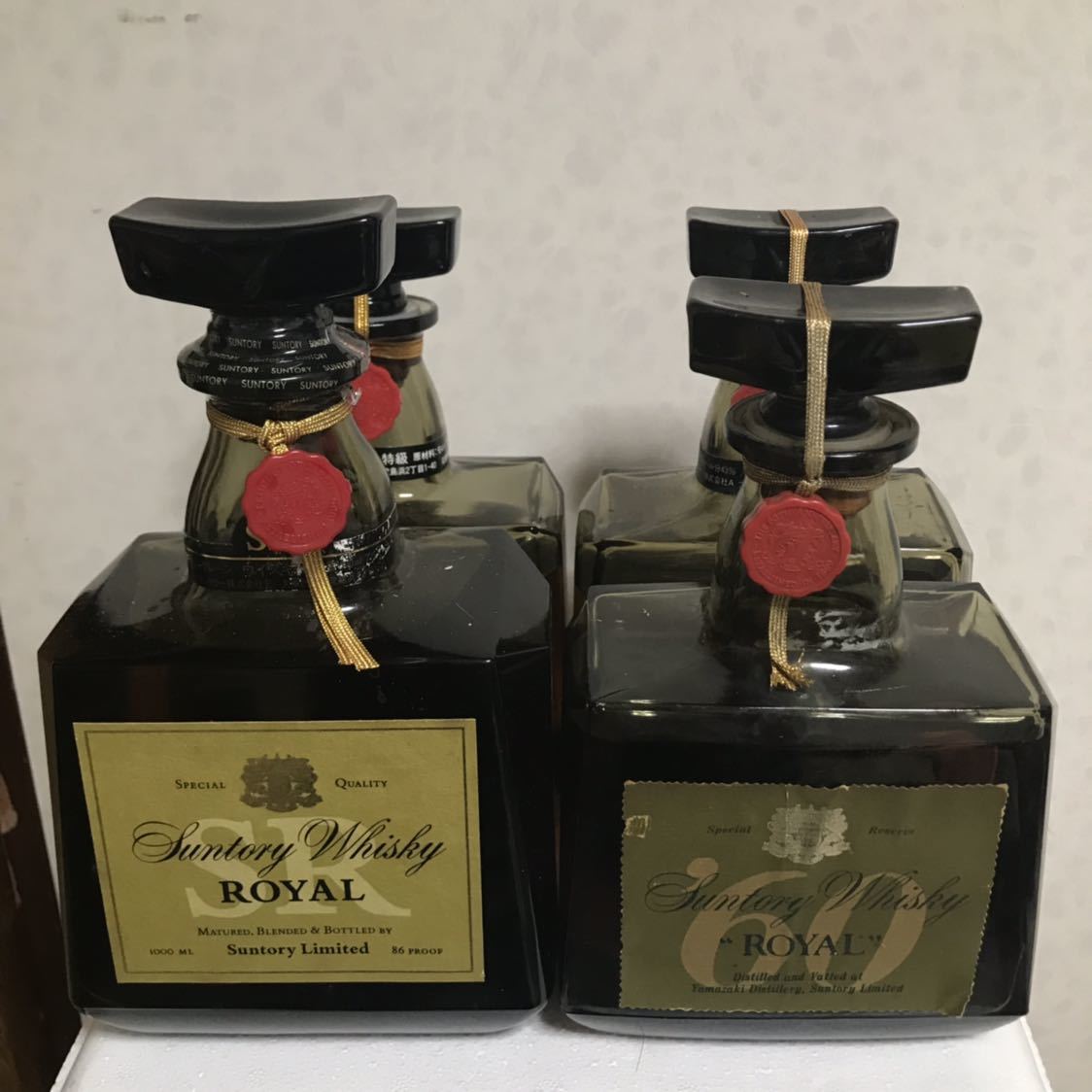 SUNTORY ROYAL / サントリーローヤル ’60 SR 720ml ，1000ml従価税率 4本セット(日本)｜売買されたオークション情報、yahooの商品情報をアーカイブ公開 ...