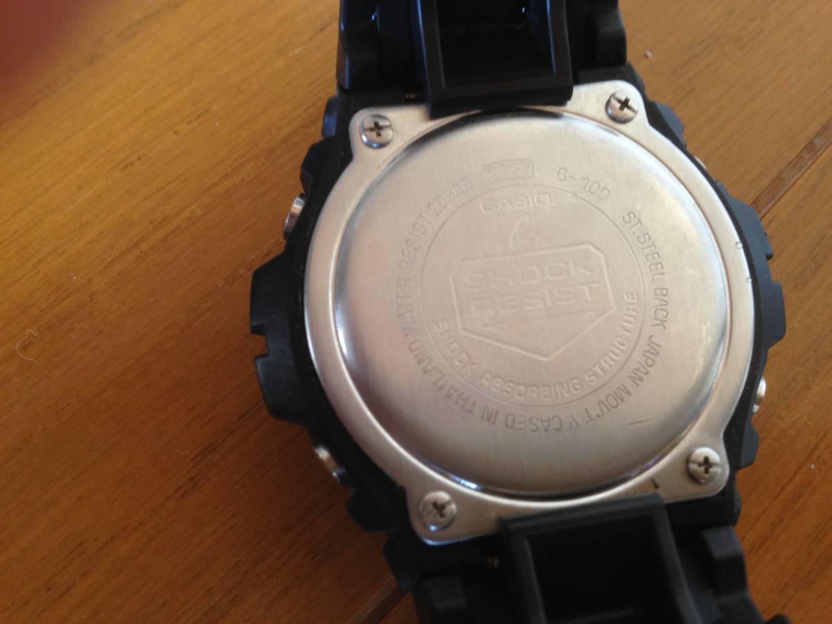 カシオ Casio ジーショック G-Shock G-100 2327 Water Resist 20 Bar 200 M(その他)｜売買され ...