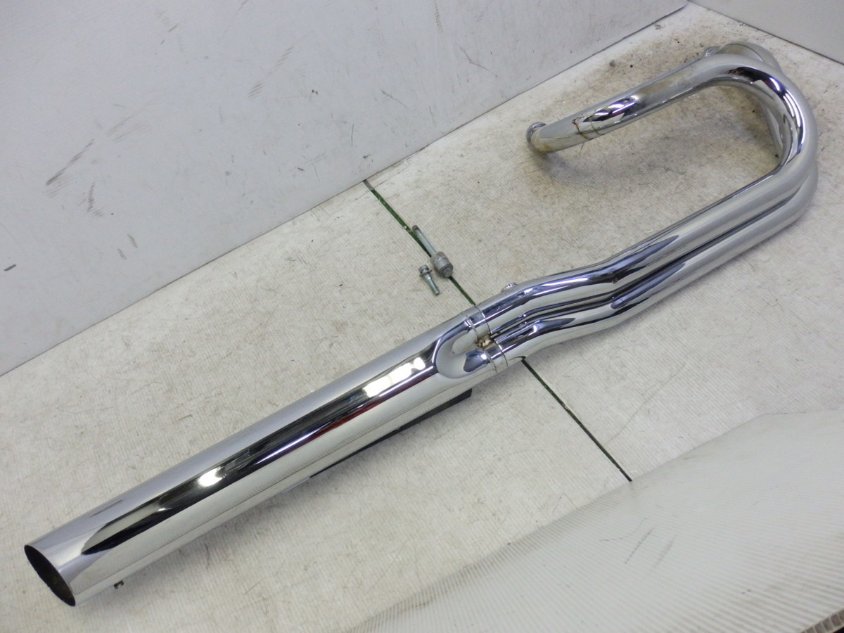 シャドウ400クラシック NC44 Fi KENTEC ケンテック 2in1 ローライダー マフラー 良品 迅速出荷 落札 U138(マフラー ...