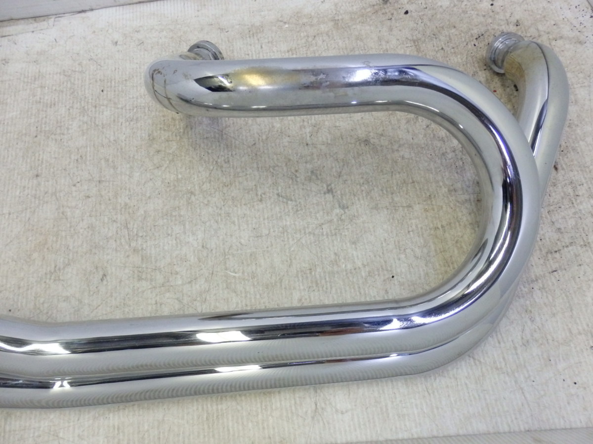 シャドウ400クラシック NC44 Fi KENTEC ケンテック 2in1 ローライダー マフラー 良品 迅速出荷 落札 U138(マフラー ...