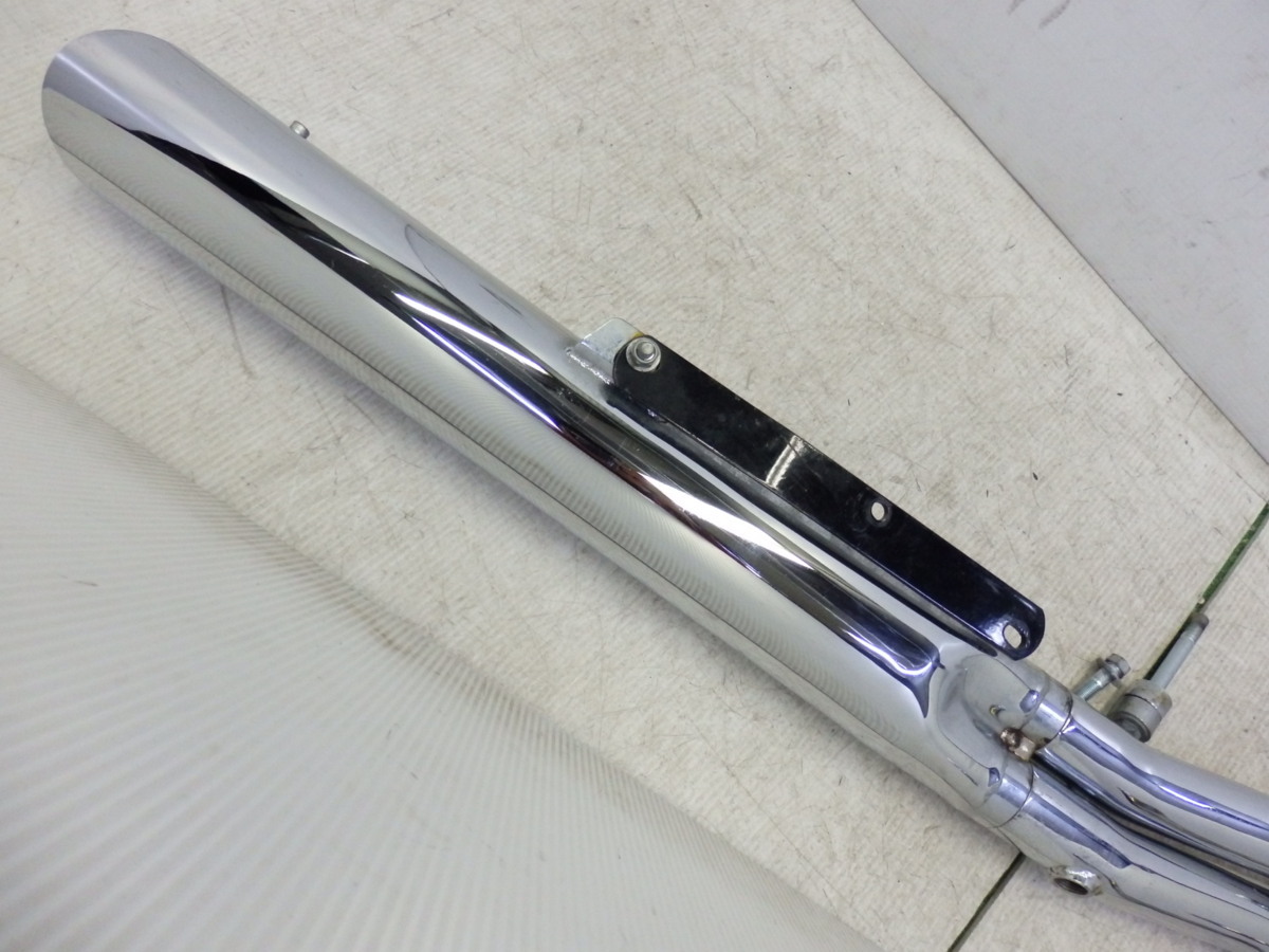 シャドウ400クラシック NC44 Fi KENTEC ケンテック 2in1 ローライダー マフラー 良品 迅速出荷 落札 U138(マフラー ...