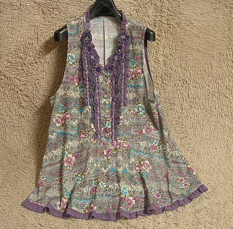 日本製 ドロシー お花レースベストPa(Mサイズ)｜売買されたオークション情報、yahooの商品情報をアーカイブ公開 - オークファン ...