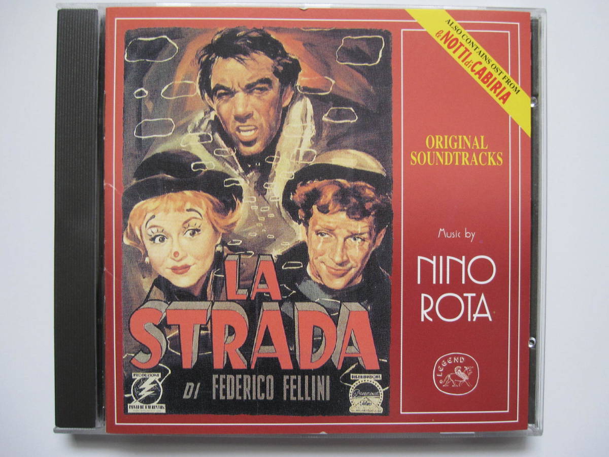 廃盤 CD ニーノ ロータ 道／カビリアの夜 La Strada/Le Notti Di Cabiria Nino Rota(ドラマ)｜売買さ ...