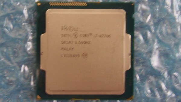Intel Core i7 4770k 3.5GHz 4-core CPU FCLGA1150 VP88(Core i7)｜売買された ...