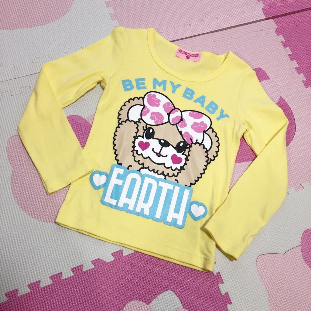 未着用 EARTHMAGIC アースマジック マフィーちゃんプリント長袖Tシャツ イエロー 110(長袖Tシャツ)｜売買されたオークション情報、yahooの商品情報をアーカイブ公開 ...