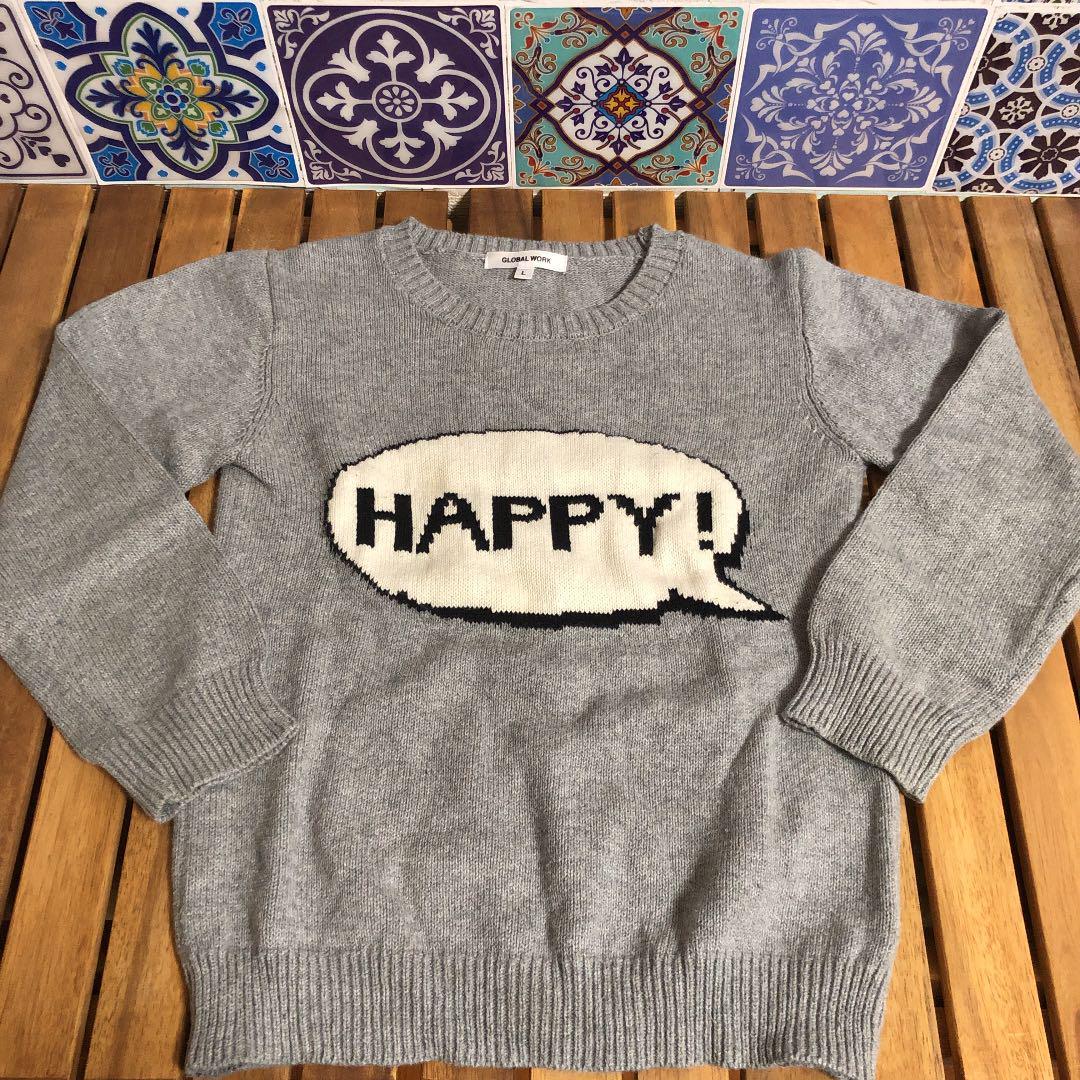 GLOBAL WORK ニット セーター Lサイズ グローバルワーク キッズ 男の子 女の子 100cm(100（95～104cm）)｜売買されたオークション情報、yahooの商品情報を ...
