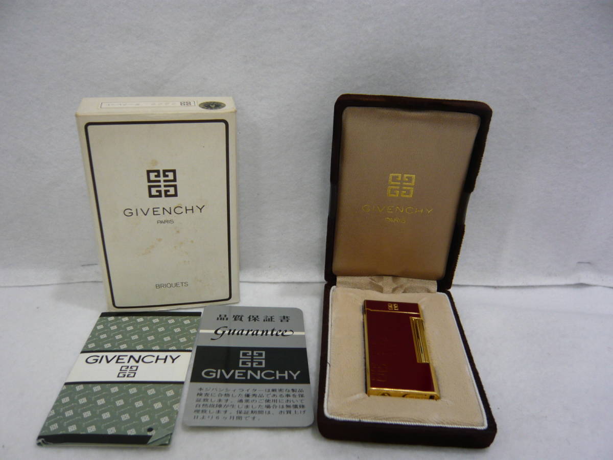 21097 GIVENCHY ジバンシー ガスライター GIVENCHY2000 ダークレッド ジャンク(ガスライター)｜売買されたオークション情報、yahooの商品情報をアーカイブ公開 ...