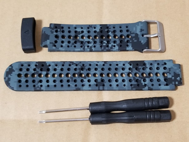 黒デジカモ GARMIN ガーミン バンド ベルト Forerunner 230 235 620 630 735 Foreathlete ...