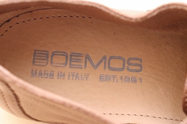 1000円スタート BOEMOS ボエモス イタリア製 本革 シューズ 靴 フットウェア ブラウン系 size 39(レディースシューズ ...